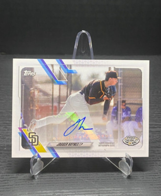 2021 Topps Pro Debut - Jagger Haynes - Auto #PD-49 - Padres | eBay