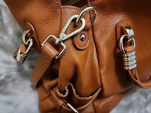 Paste Womens Leather Shoulder Hand Bag Purse Convertible Brown | eBay