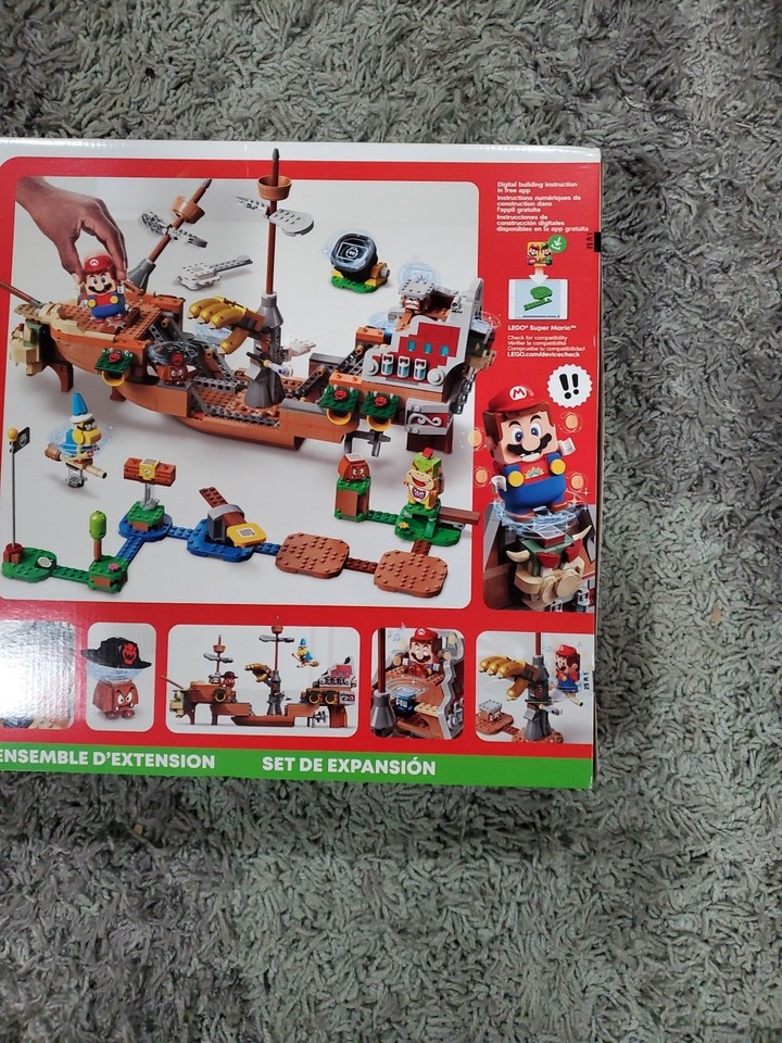 LEGO Super Mario Expansion Set Bowser's Airship 71391 New Sealed 8 ...