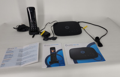 Ooma Telo Air VoIP Home Phone System with HD3 Cordless Handset ...