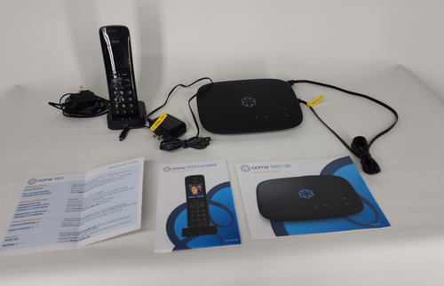Ooma Telo Air VoIP Home Phone System with HD3 Cordless Handset ...