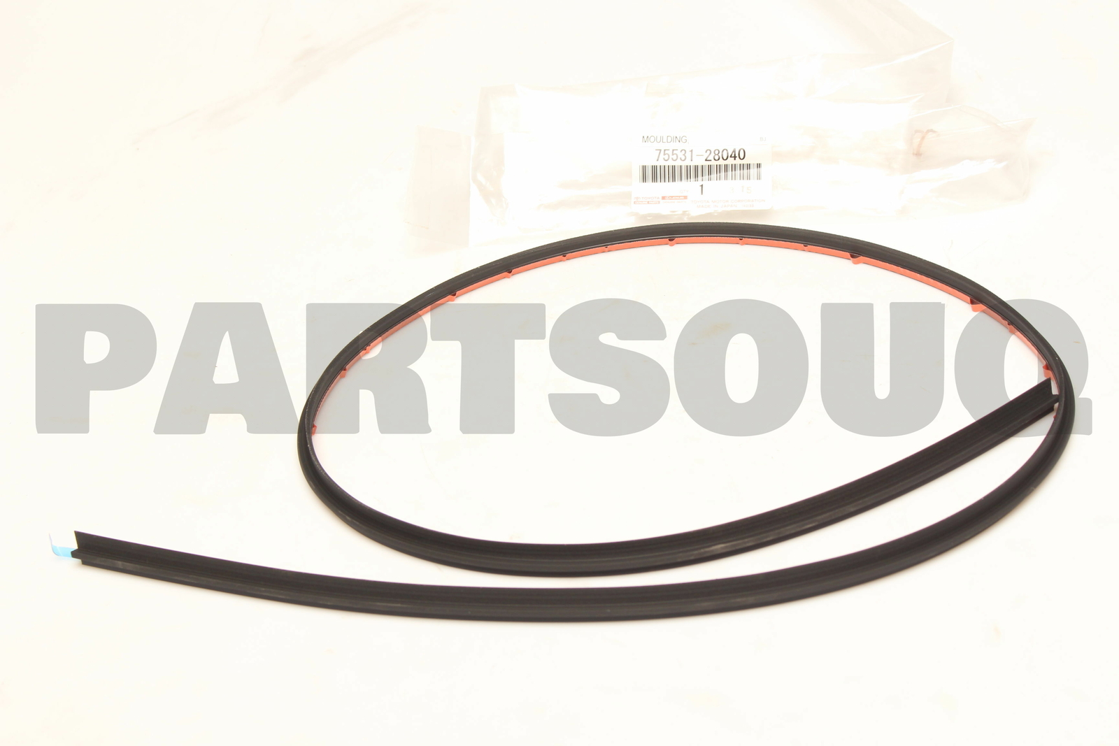 7553128040 Genuine Toyota MOULDING, WINDSHIELD, OUTER UPPER 75531-28040 ...