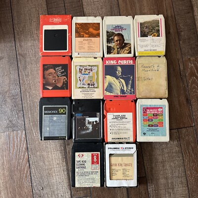 VTG COLLECTION OF 8 TRACK TAPES - LOT OF 14 - UNTESTED Various Artists ...