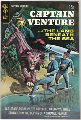 Captain Venture and Land Beneath The Sea Comic Book #1 Gold Key 1968 ...