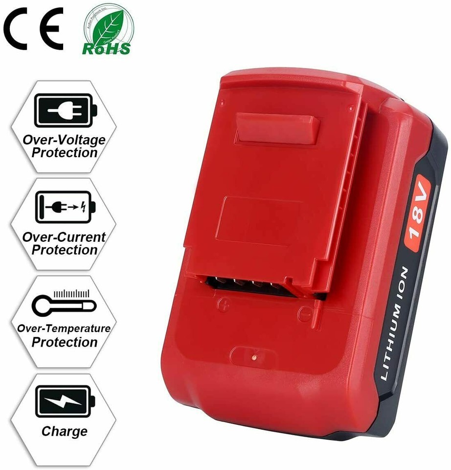 2Pack 18V Lithium-Ion Battery for Porter Cable 18 Volt PC18B PC18BL ...