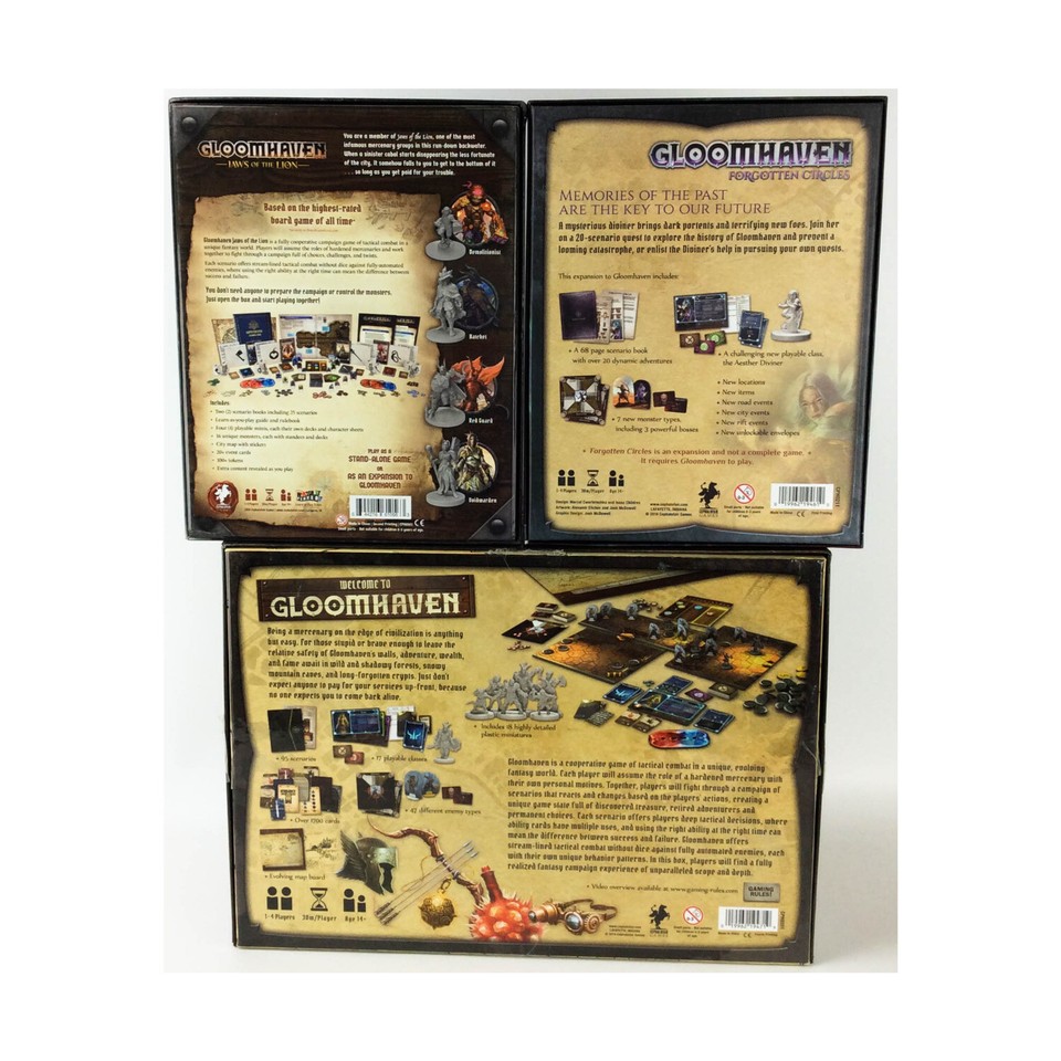 Cephalofai Board Games Gloomhaven (2nd) Collection #2 - Base Game + 2 ...