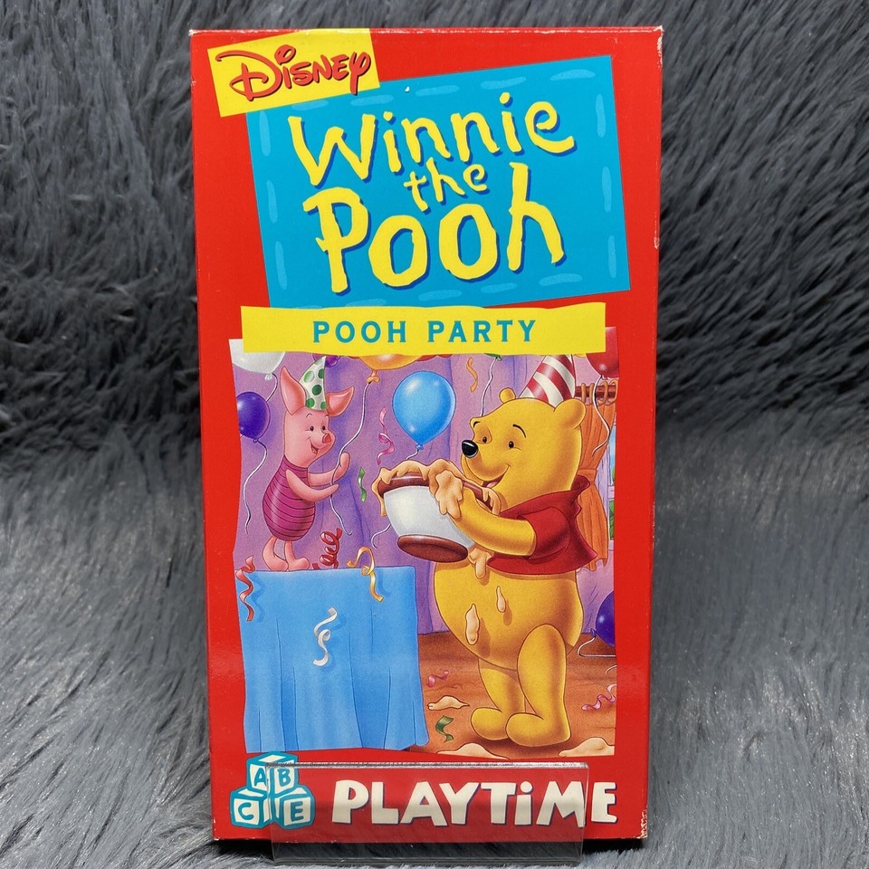 Winnie the Pooh - Pooh Playtime - Pooh Party VHS 1994 Animated Cartoon ...