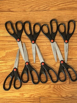 Lot Of 8 Office Depot 8” Scissors For School Office Craft | eBay