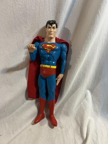 1988 Authentic DC comics Superman Doll Cape Action Figure 15 inch Toy ...