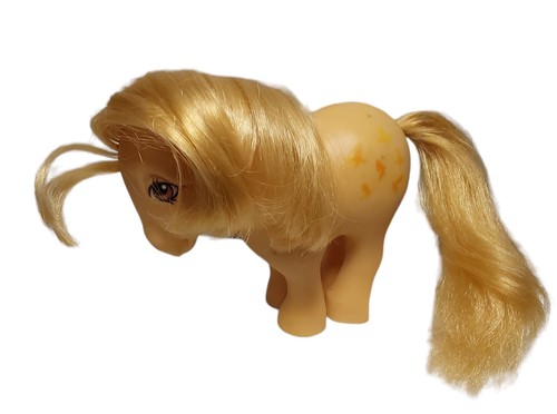 MY LITTLE PONY G1 Butterscotch Flat Footed Vinyl Toy Figure | eBay