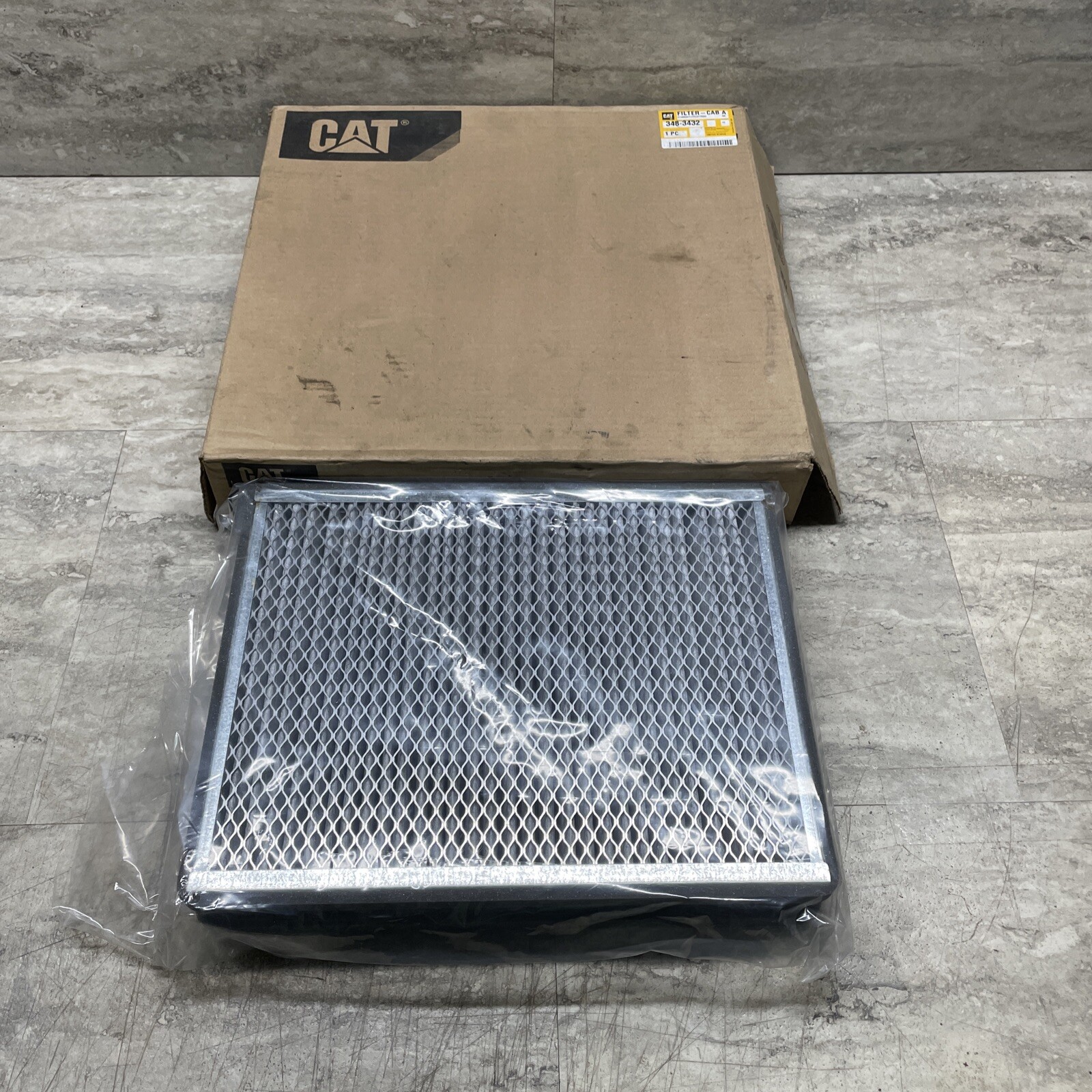 OEM Caterpillar CAT 348-3432 3483432 Cabin Air Filter, New | eBay