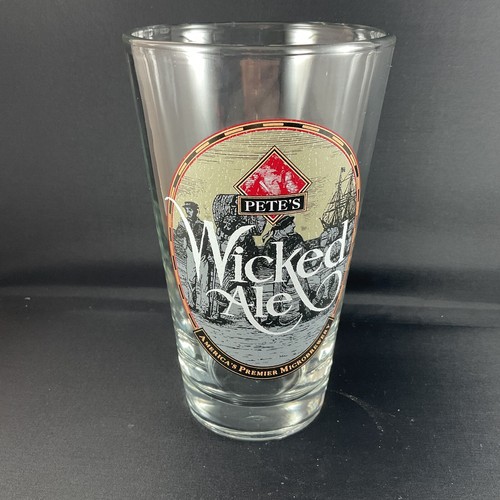 Vintage Pete’s Wicked Ale Pint Glass 5 3/4 Inch Tall | eBay