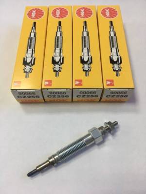 NGK Ceramic GLOW PLUG SET 4 FOR MITSUBISHI 4M40 4M40T 2.8 PAJERO NJ NK ...
