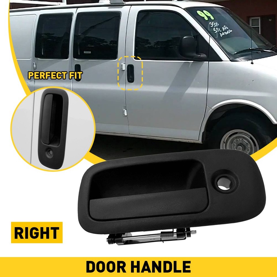 For GMC Chevy Express Van Outside Outer Exterior Door Handle Front ...