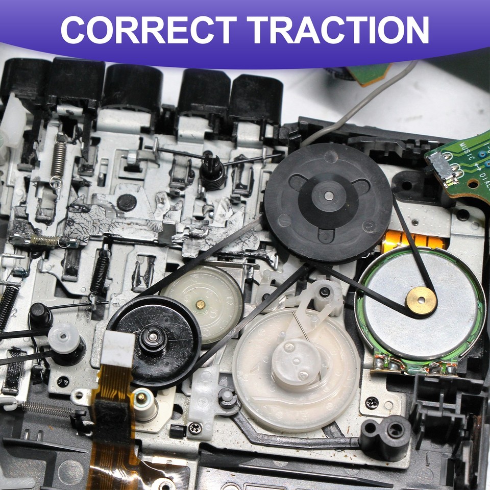 20 Pcs Recorder Rubber Belts, 35-65/190 mm Cassette Recorder Belts ...