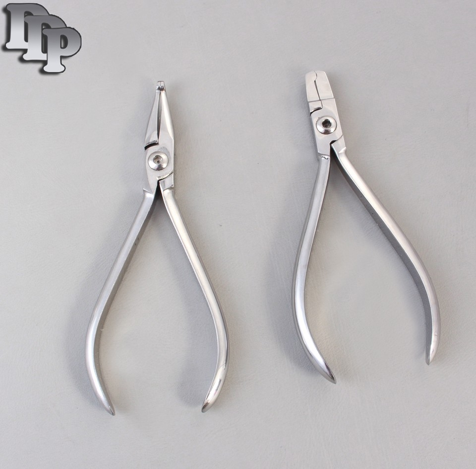 Set of 2 Primary Crown Crimping Plier & How Plier Straight Orthodontic ...