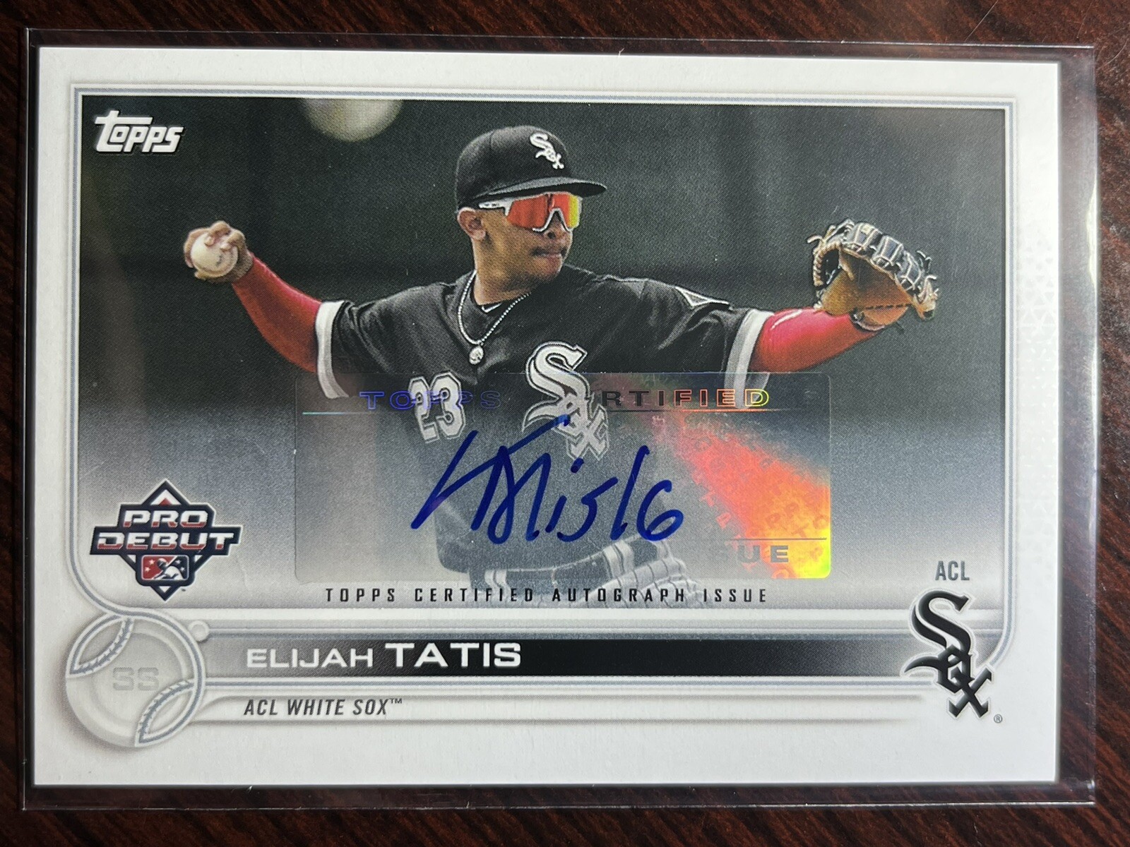 2022 Topps Pro Debut Elijah Tatis Base Autograph Auto White Sox | eBay