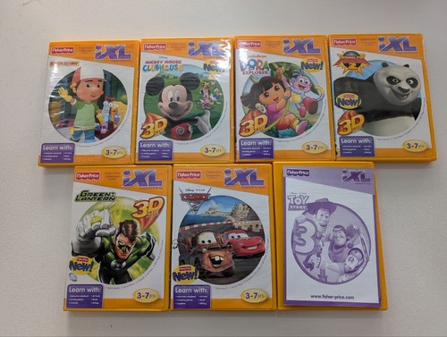 Fisher Price iXL Learning System games (lot of 8) Disney | eBay