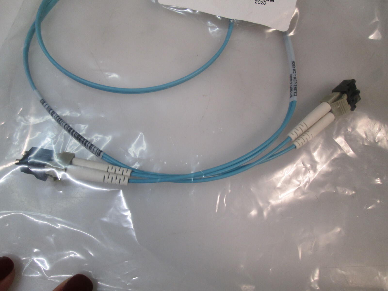 CABLExpress BOEING 3FT LC/LC 50/125 AQUA OM4 RISER CABLE CXJ04Z-LCM-LCM ...