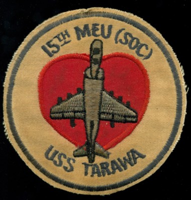 USMC 15th MEU (SOC) USS Tarawa Patch S-13 | eBay