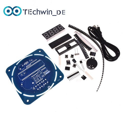 DIY DS1302 Rotating LED Electronic Digital Clock Kit 51 SCM Learning ...