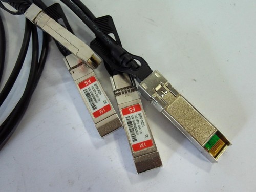 *Lot of 4* FS 10G SFP+ Passive Direct Attach Copper Twinax 1M Cable SFPP-PC01 | eBay