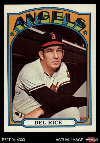 1972 Topps #718 Del Rice Angels 5 - EX | eBay