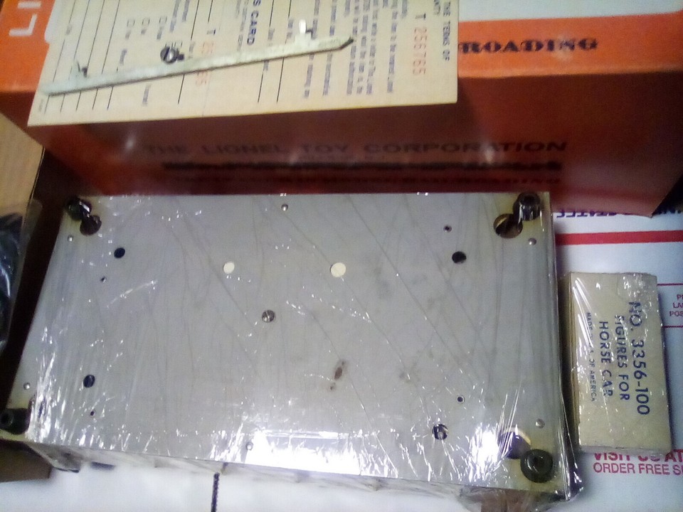 LIONEL # 3356 GREEN OPERATING HORSE CAR 1964 UNRUN MINT OB PIC | eBay