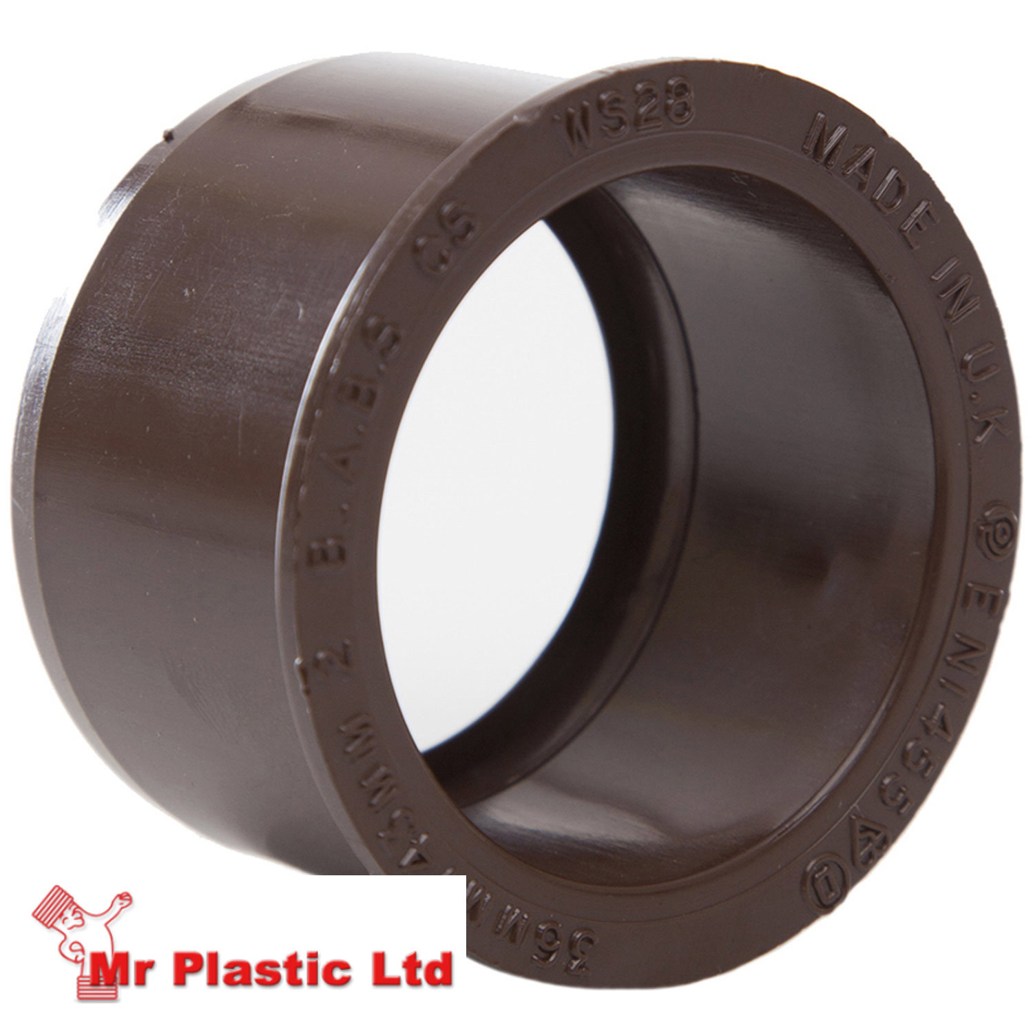 Polypipe 40mm Solvent Weld Waste Fittings in Brown (actual size 43mm ...