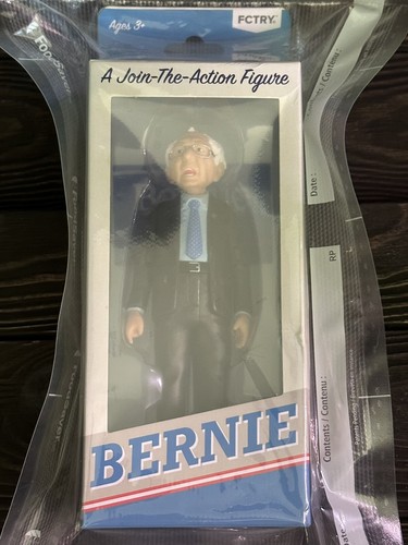 2016 BERNIE SANDERS Vinyl Action Figure 6" Tall FCTRY Jailbreak Toys ...