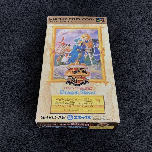 Super Famicom Dragon Slayer ~ Eiyu Densetsu II ~ JAP Bon état ...