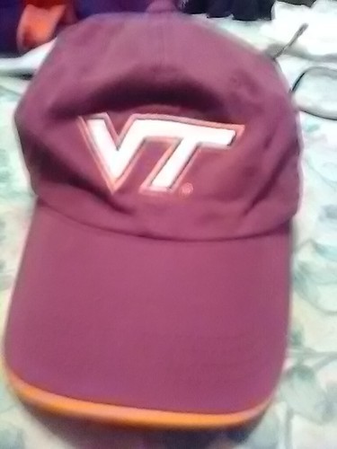 Virginia Tech Hokies VT Maroon Baseball Cap Hat NCAA Football Strapback ...