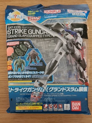 Gunpla Strike Gundam 1/144 GAT-X105 Grand Slam equipped type with mini ...
