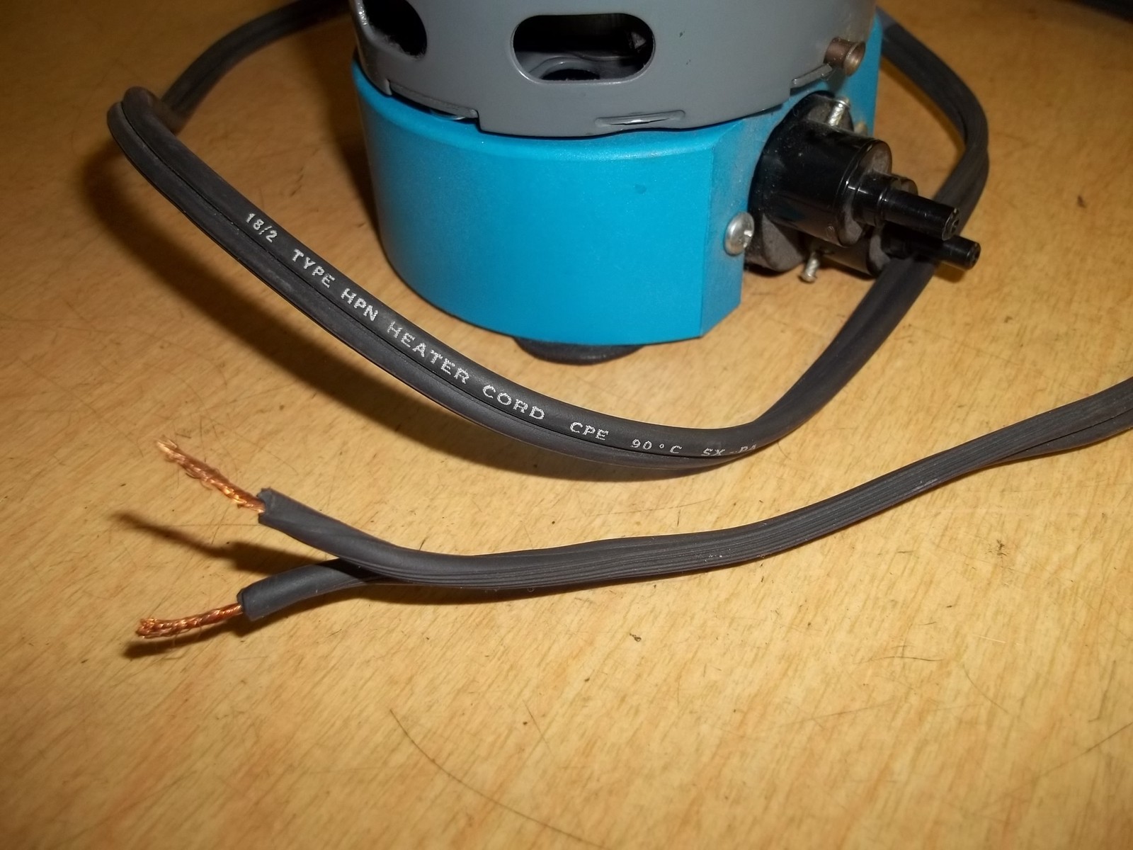 NEW Air Ratior no plug, with 18/2 Type HPN Heater Cord CPE 90 Degree ...