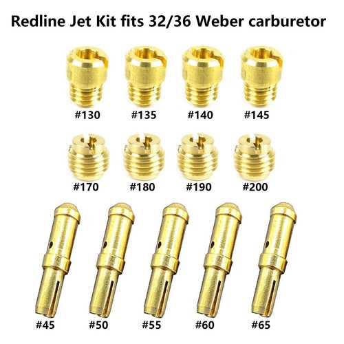 Redline Jet Kit fits 32/36 Weber carburetor DGV DFEV DFAV 4cyl High ...