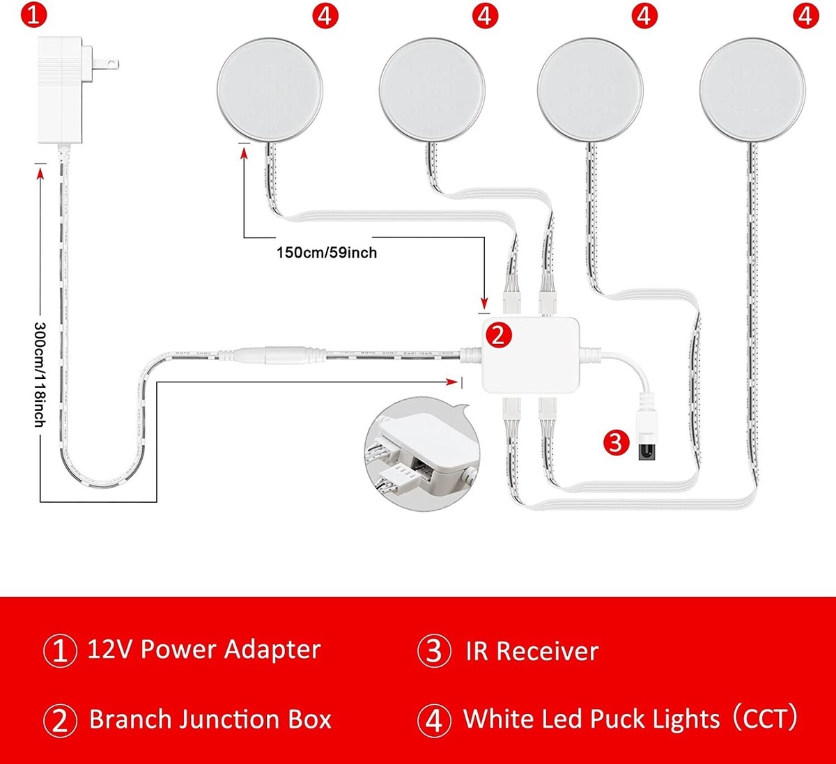 Line Voltage Puck Light