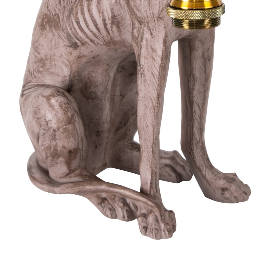 Rustic Dog Decoy Table Lamp Light Dog Desk Lamp Bedroom Offices ...