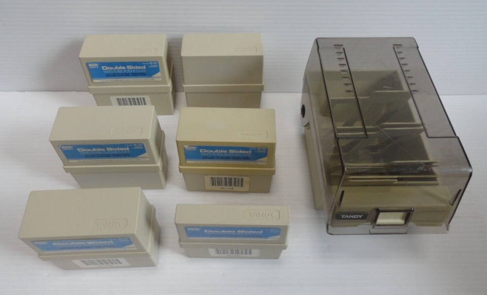 Lot of 7, Tandy 3.5" Floppy Disk Diskette Storage Cases | eBay