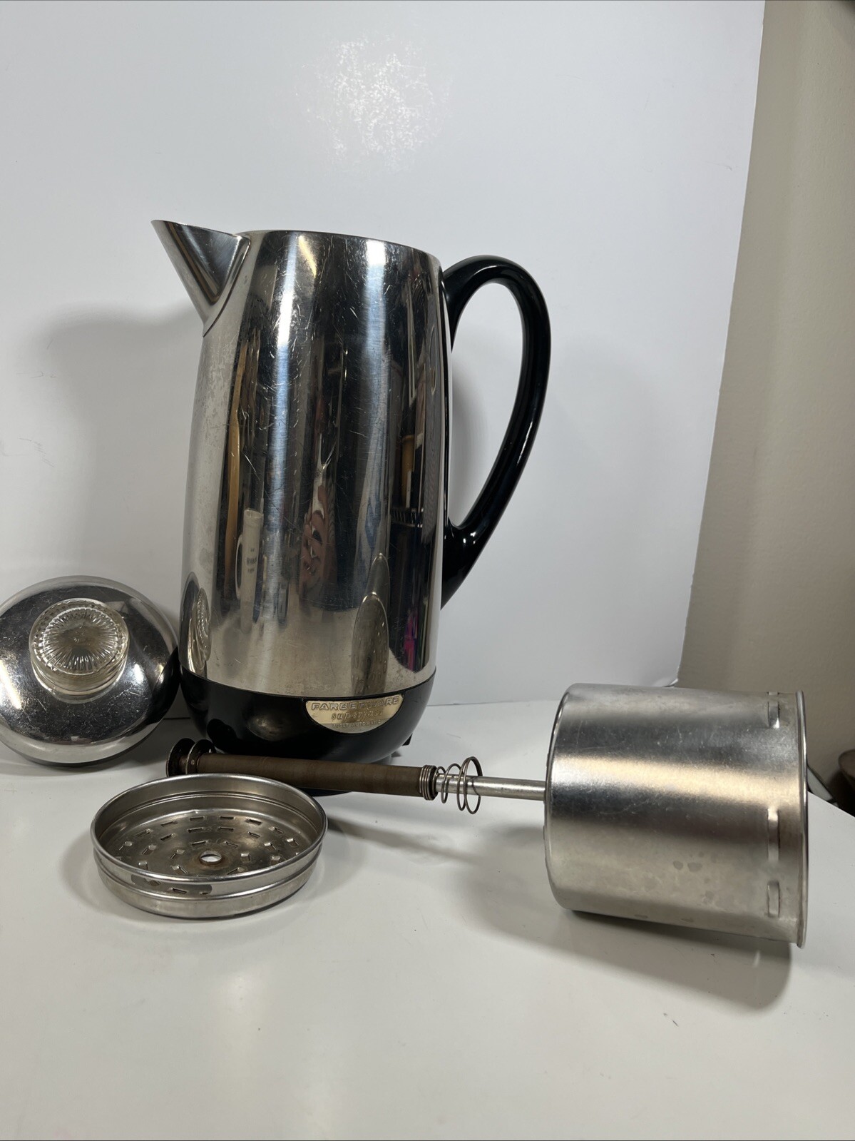 VTG Farberware Electric Coffee Percolator Superfast Automatic 2-12 Cups ...