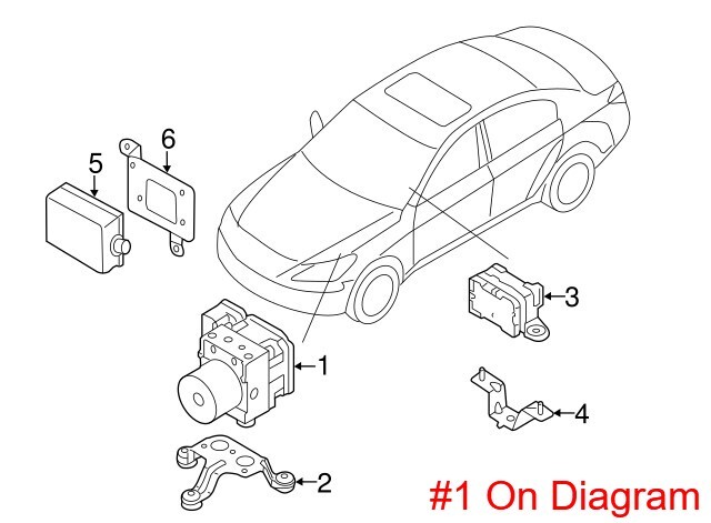 NEW OEM ABS Anti-Lock Brake Hydrualic Module 589203N3A0 for Equus ...