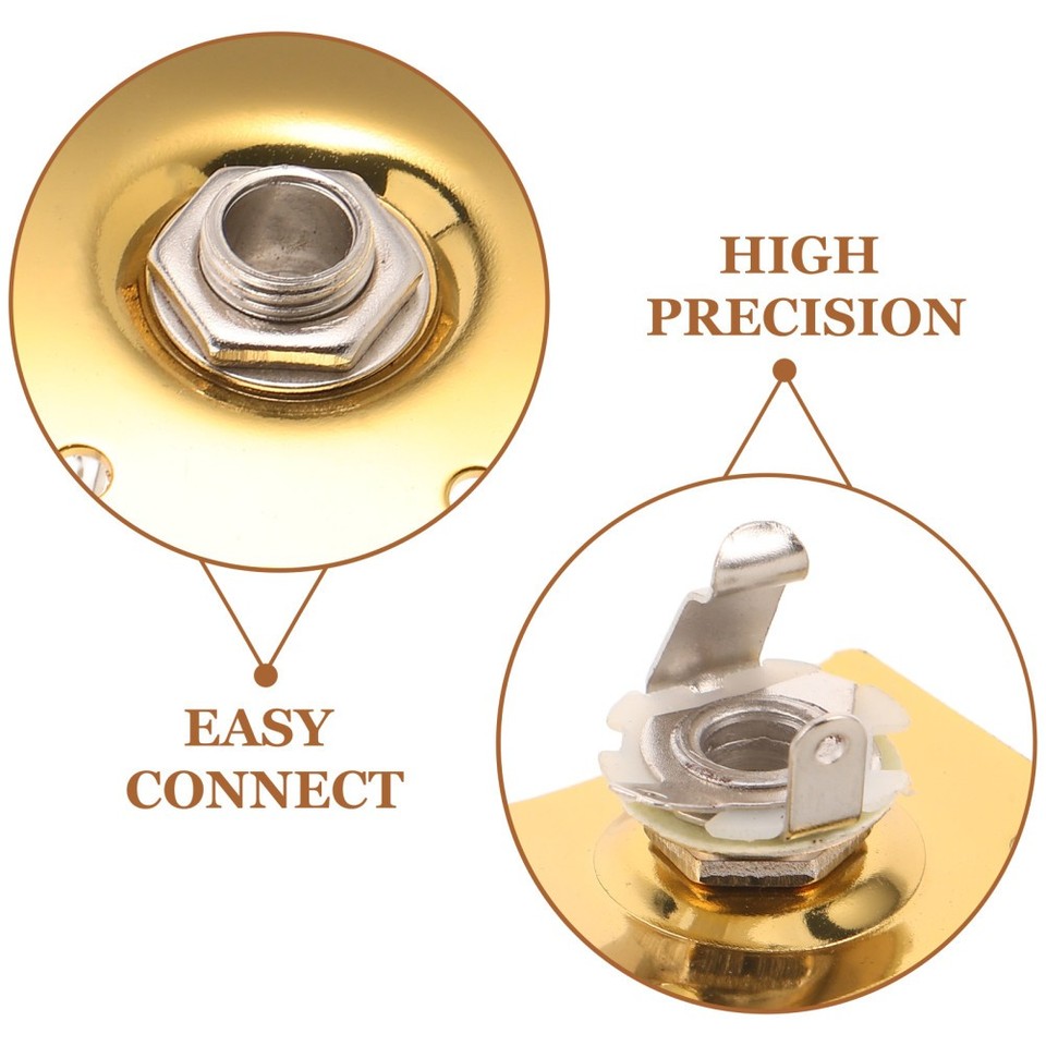 4pcs Guitar Jack Plate: Electric Guitar Plug Output Jack Plate ...