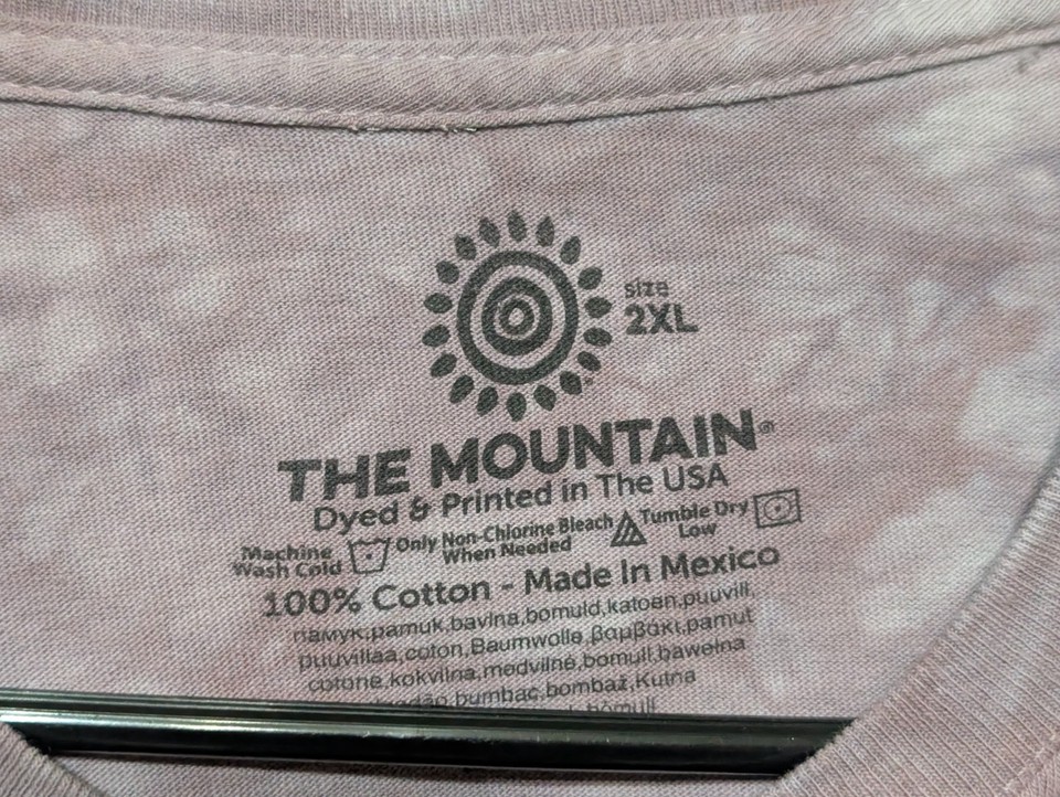 The Mountain Mens T-shirt Purple Wild Winds Horses New Logo 2XL #4380 ...