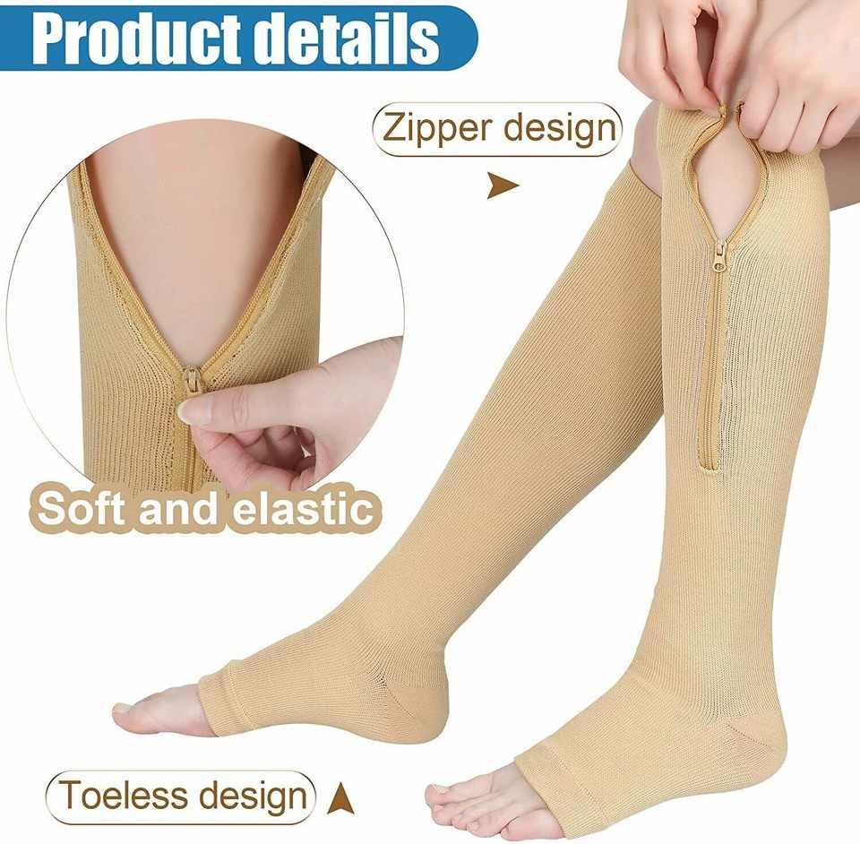 3 Pair Vital Socks for Compression & Circulation Medias de Compresion ...