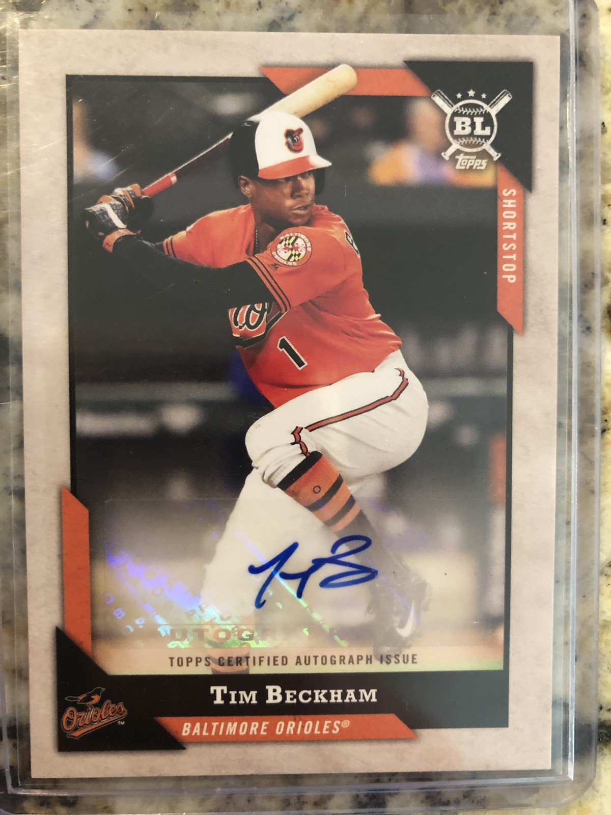 2018 Topps Big League Tim Beckham Signed AUTO Baltimore Orioles | eBay