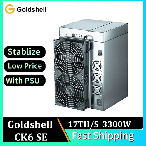 New Goldshell CK6 SE CKB Miner 17TH/s 3300W 0.19W/G ASIC Mining ...