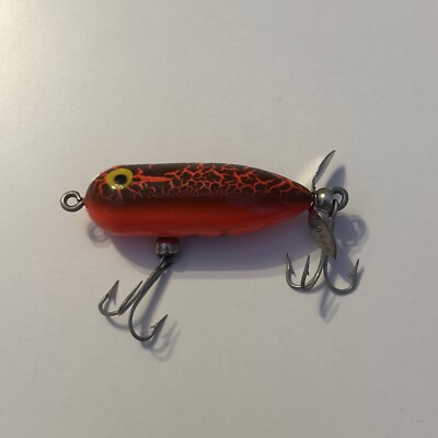CBO Crackleback Orange 1970’s Heddon Tiny Torpedo MINT | eBay
