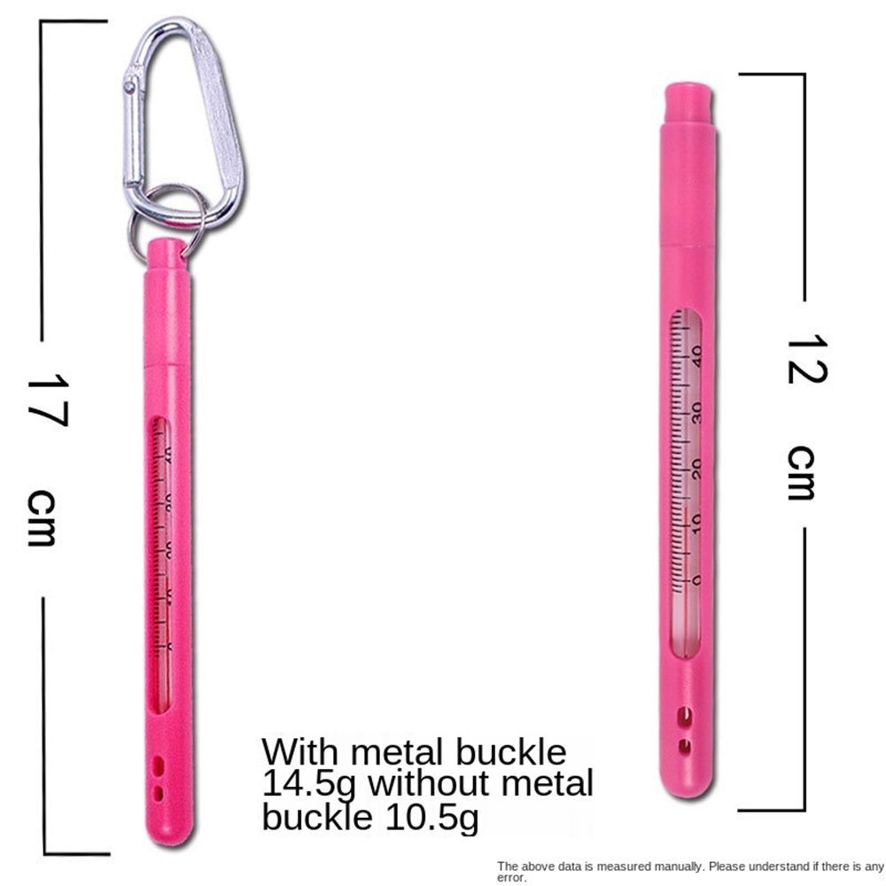 Carabiner Fishing Thermometer Temp Meter Stream Water Temperature ...