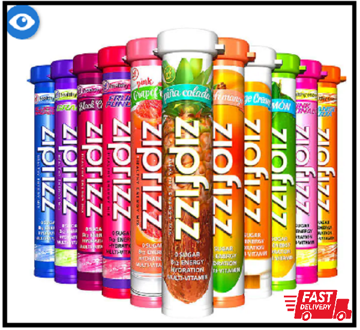 Zipfizz Multi-Vitamin Energy Hydration Drink Mix, 30 Tubes - Sale. | eBay