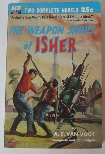 ACE DOUBLE D53 Leinster Gateway to Elsewhere A. E. van Vogt The Weapon ...