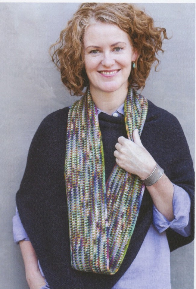 Churchmouse Classics Crocheted Linen Stitch Scarf & Loop Crochet ...